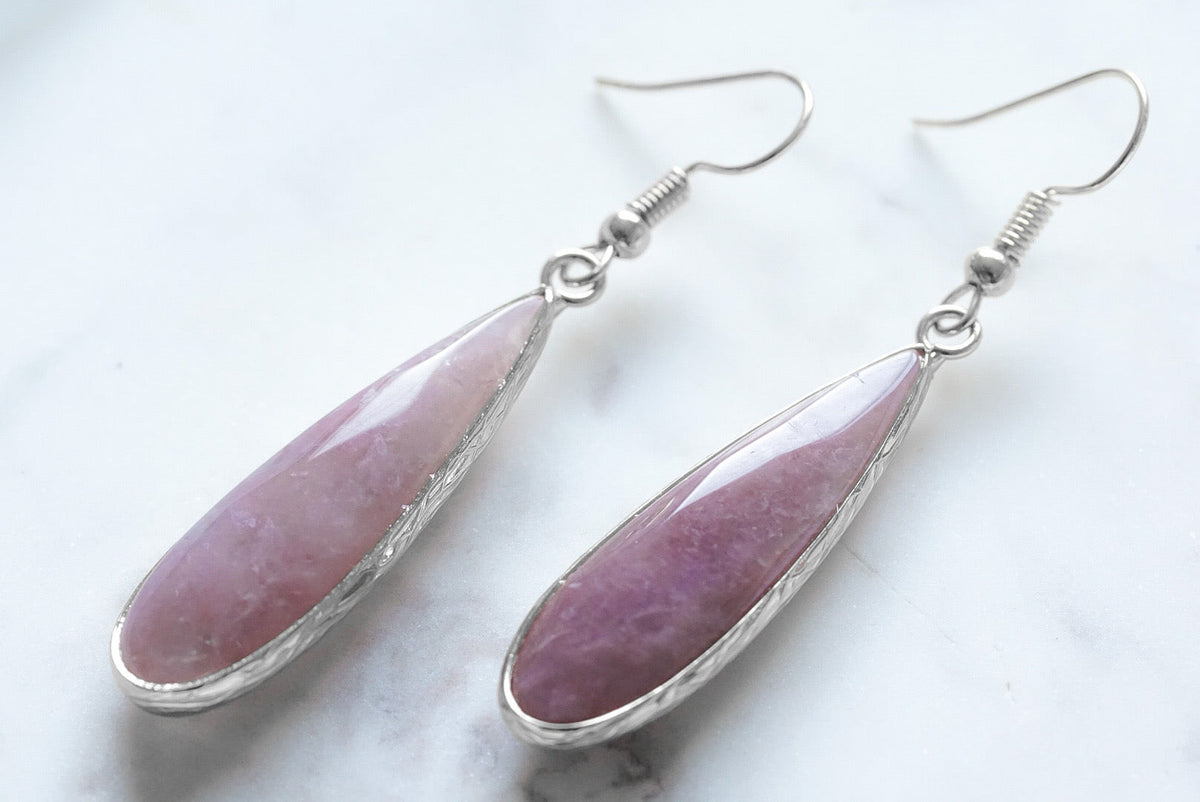 Darcy Collection - Silver Ruby Earrings – The Gypsy Debutante