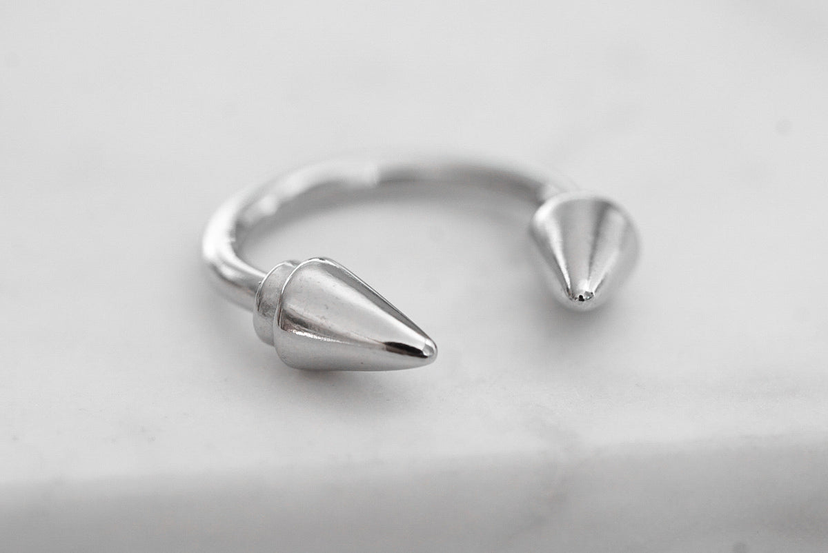 Spike Collection - Silver Ring – The Gypsy Debutante